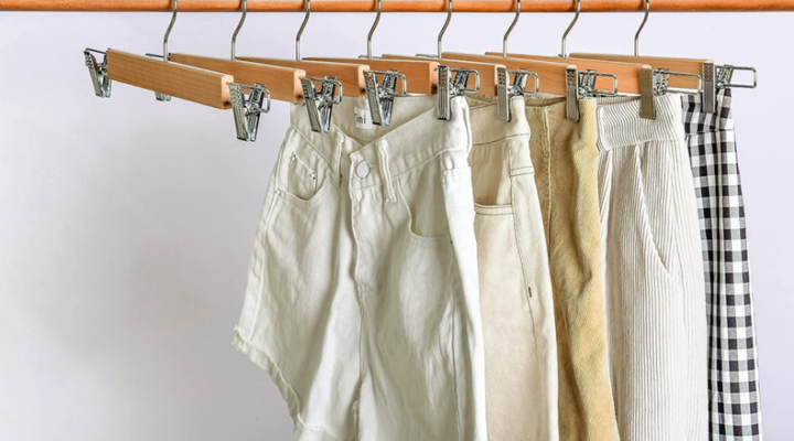 Pant Hangers with Clips - Organize Your Wardrobe