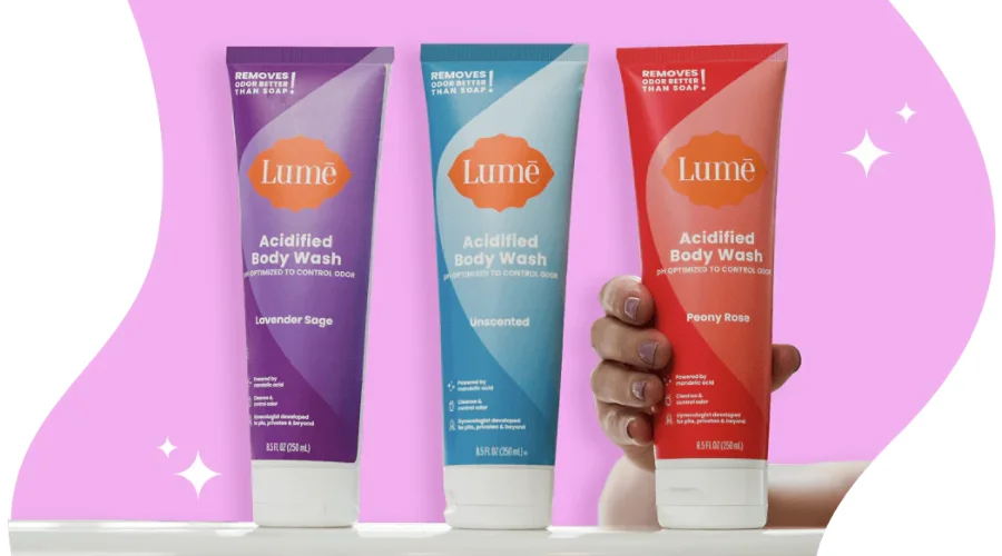 Lume for Sensitive Skin: Gentle Deodorant & Body Wash Options