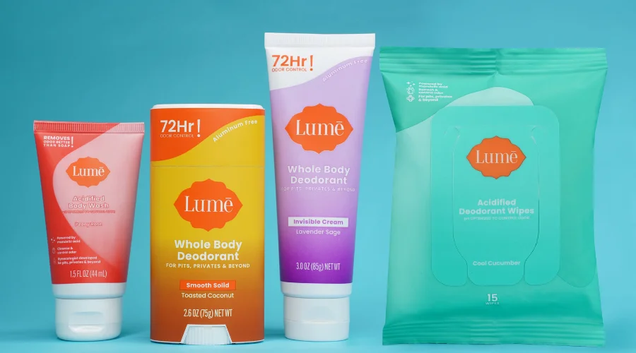 Lume Starter Pack: Deodorant & Body Care Essentials for Beginners